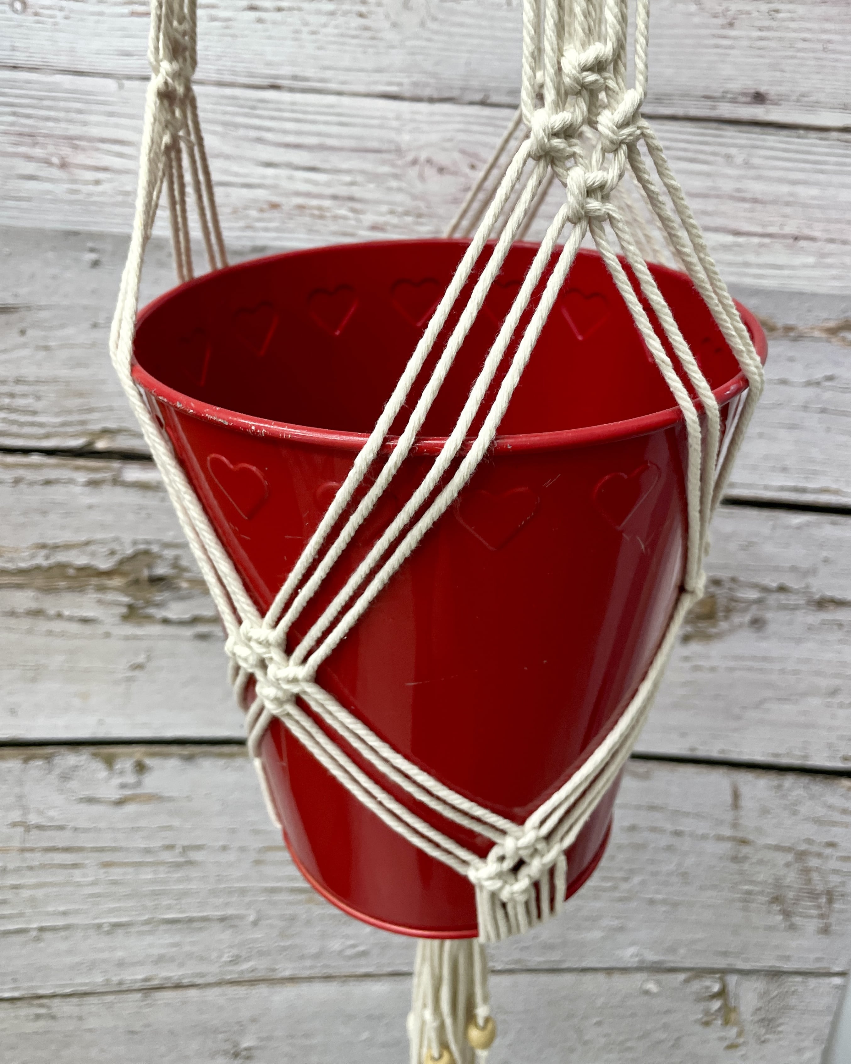 Jardiniere en macramé – Humana Lana