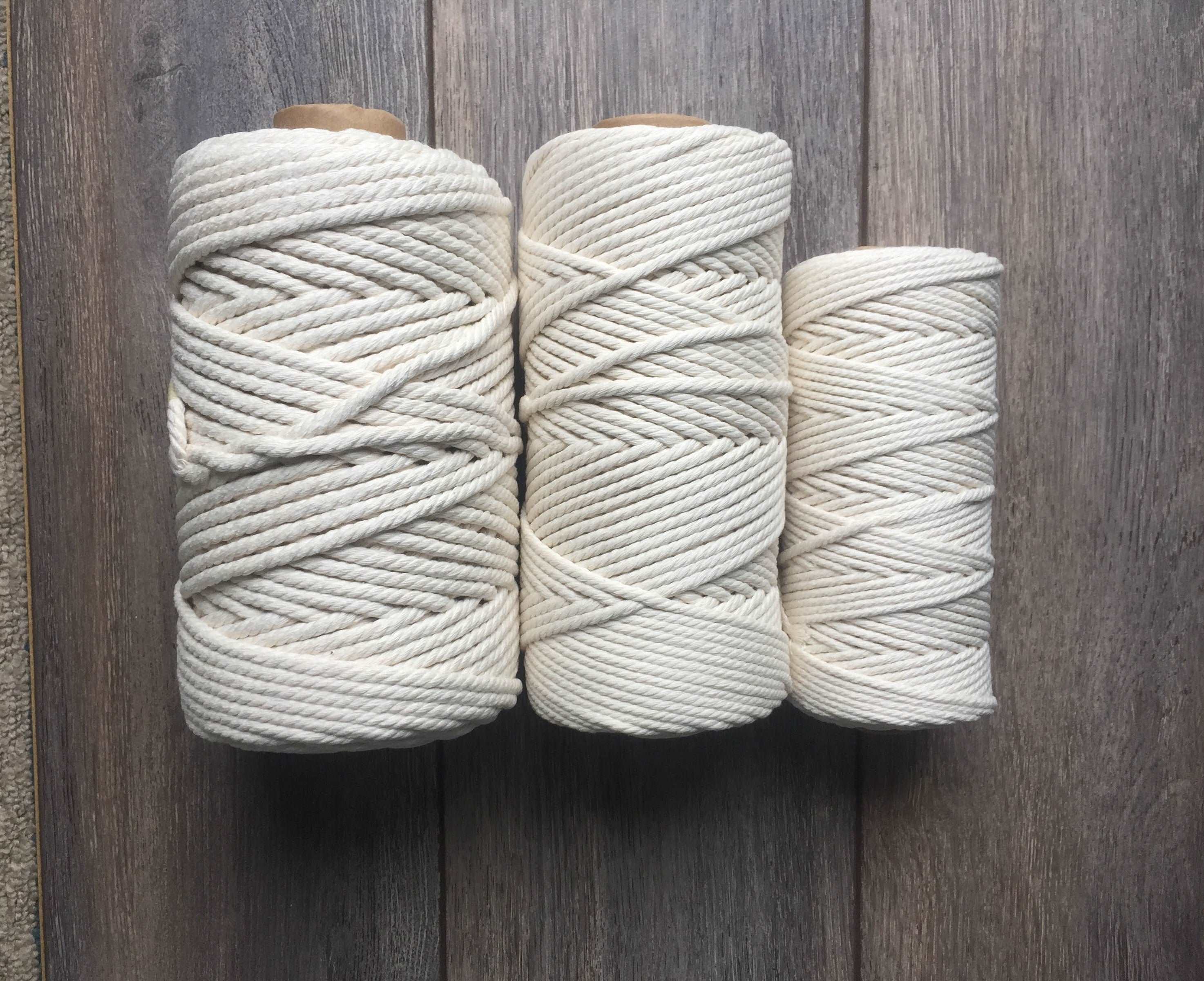 Corde À Macramé Naturelle 3mm-4mm-5mm – Humana Lana